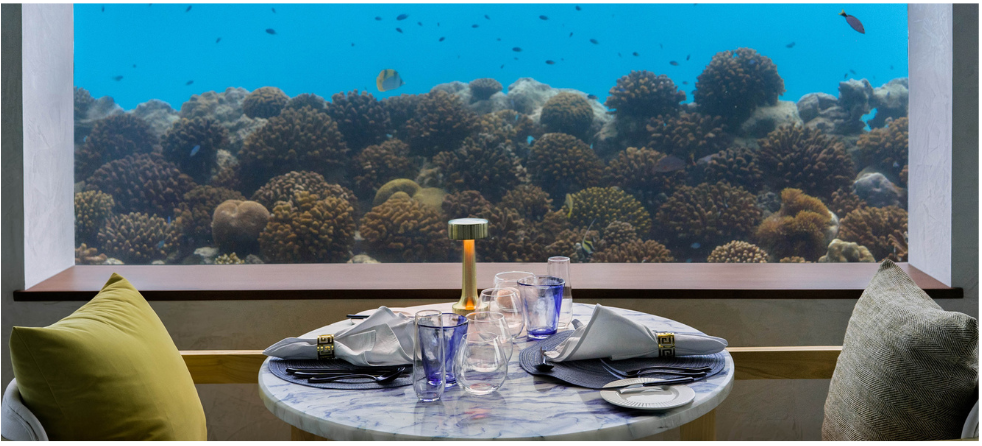 ONLY BLU - WORLDS LARGEST UNDERWATER RESTAURANT